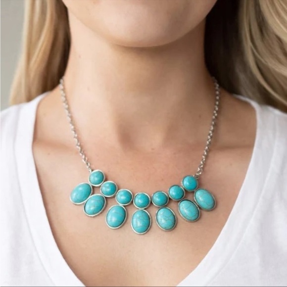 Jewelry | Environmental Impact Blue Necklace | Poshmark